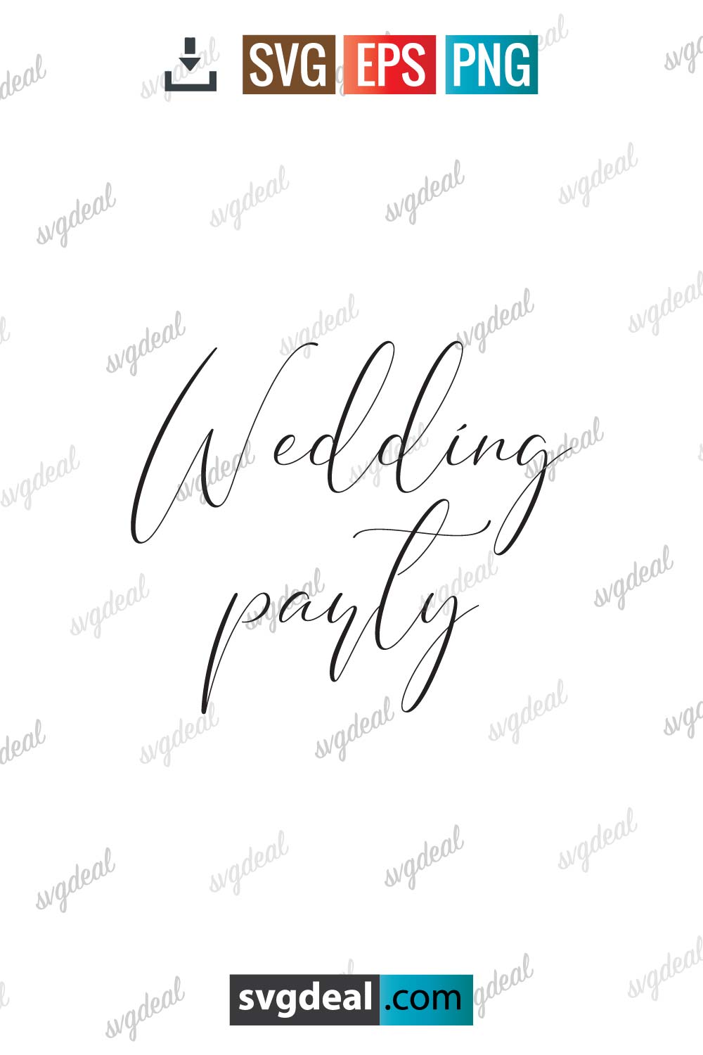 Wedding Party Svg - Free SVG Files