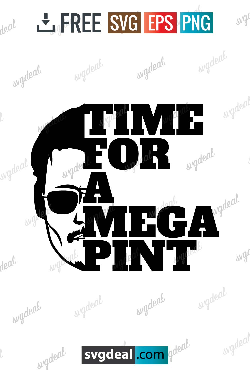 Time For A Mega Pint SVG - Free SVG Files