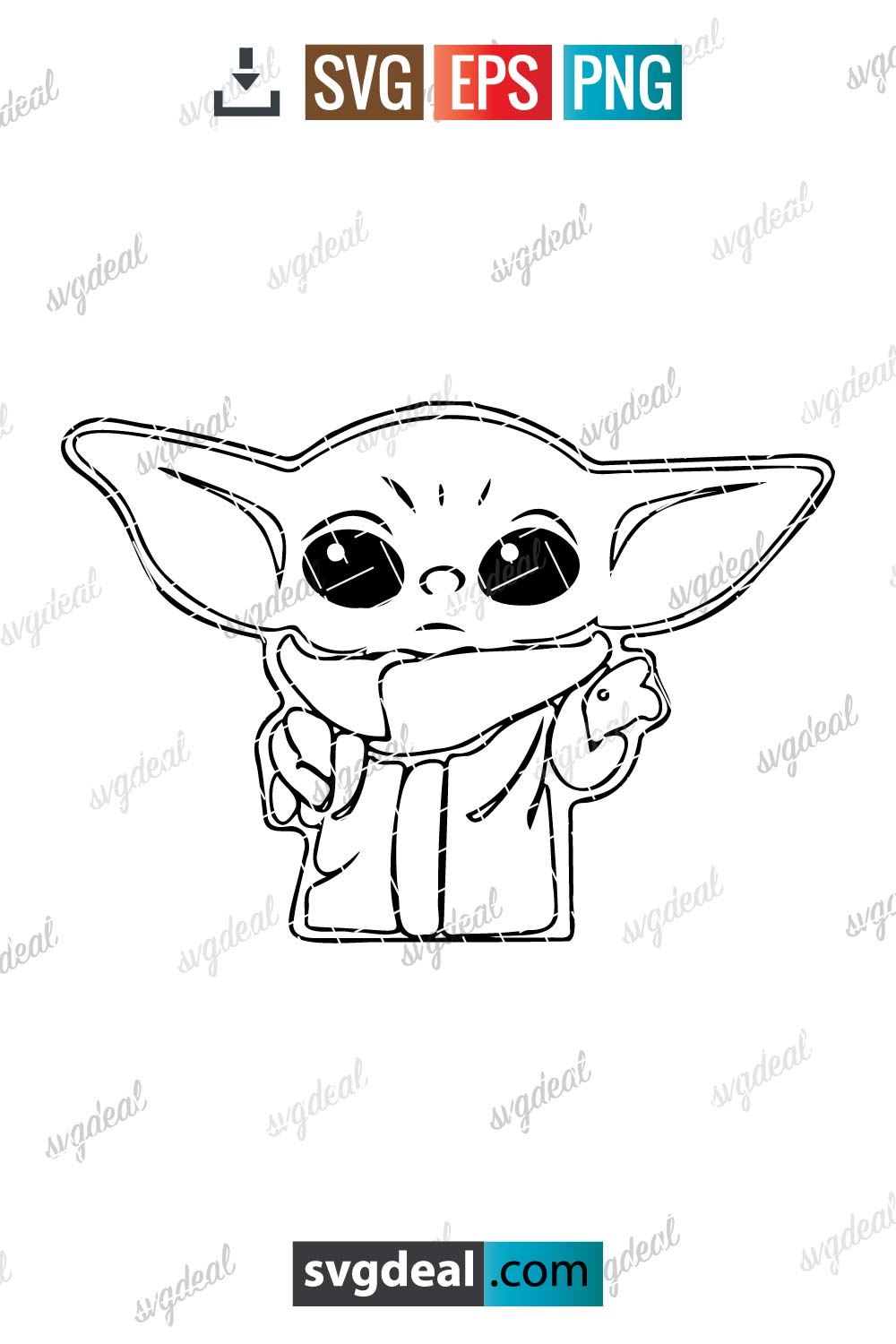 Grogu Svg - Free SVG Files Grogu Svg - Free SVG Files