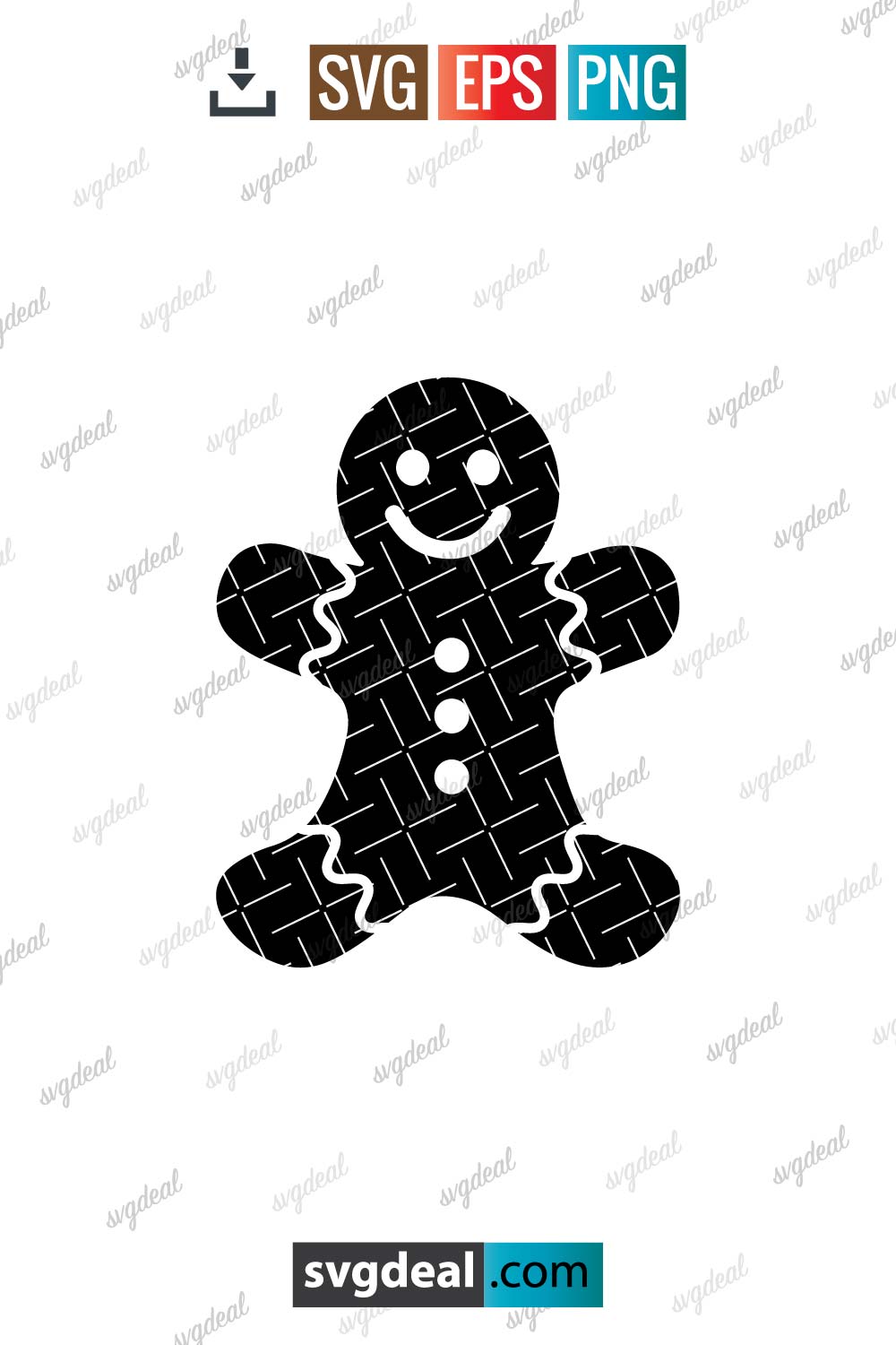 Gingerbread Man Svg - Free SVG Files
