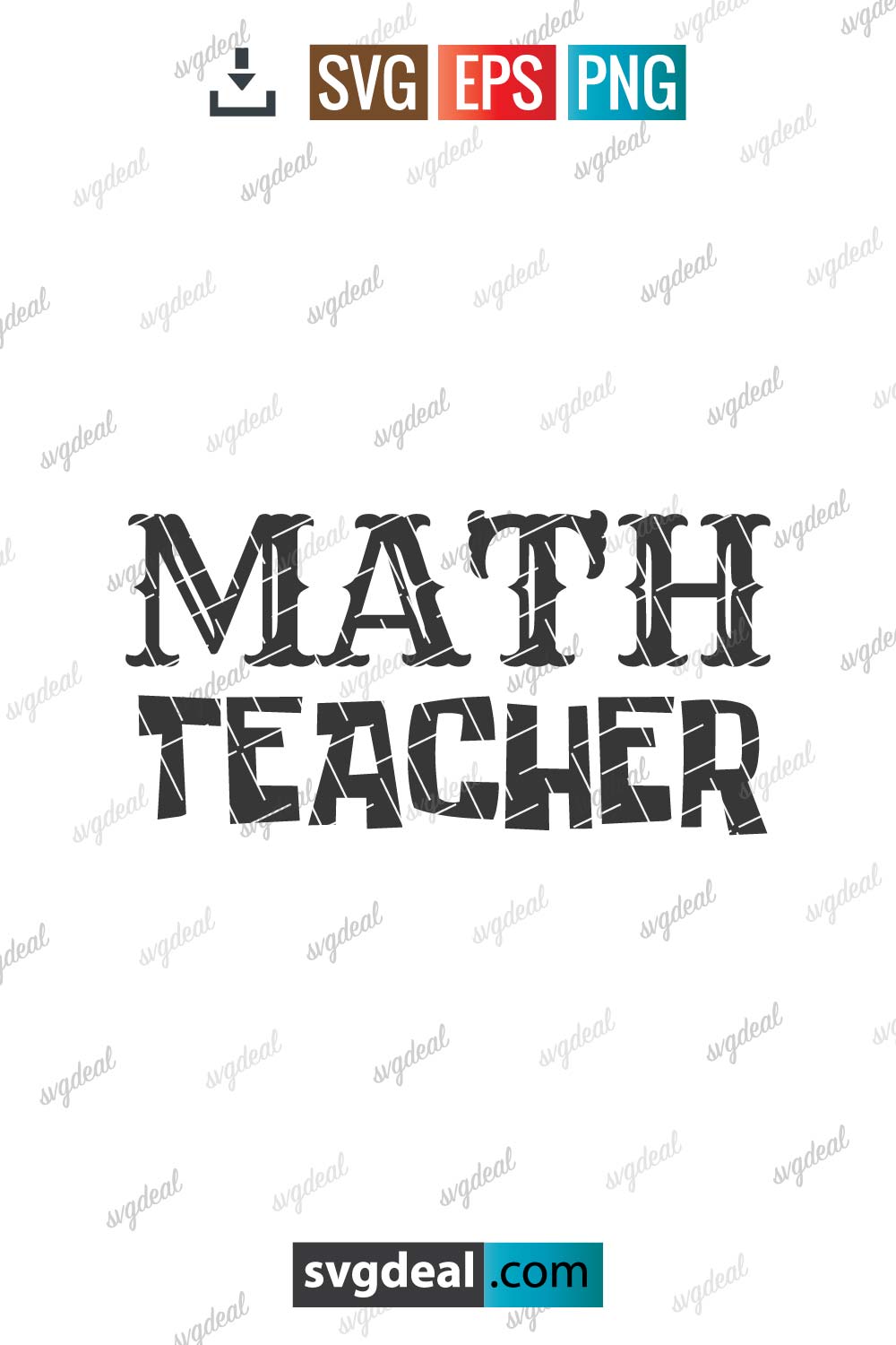 Math Teacher Svg - Free SVG Files