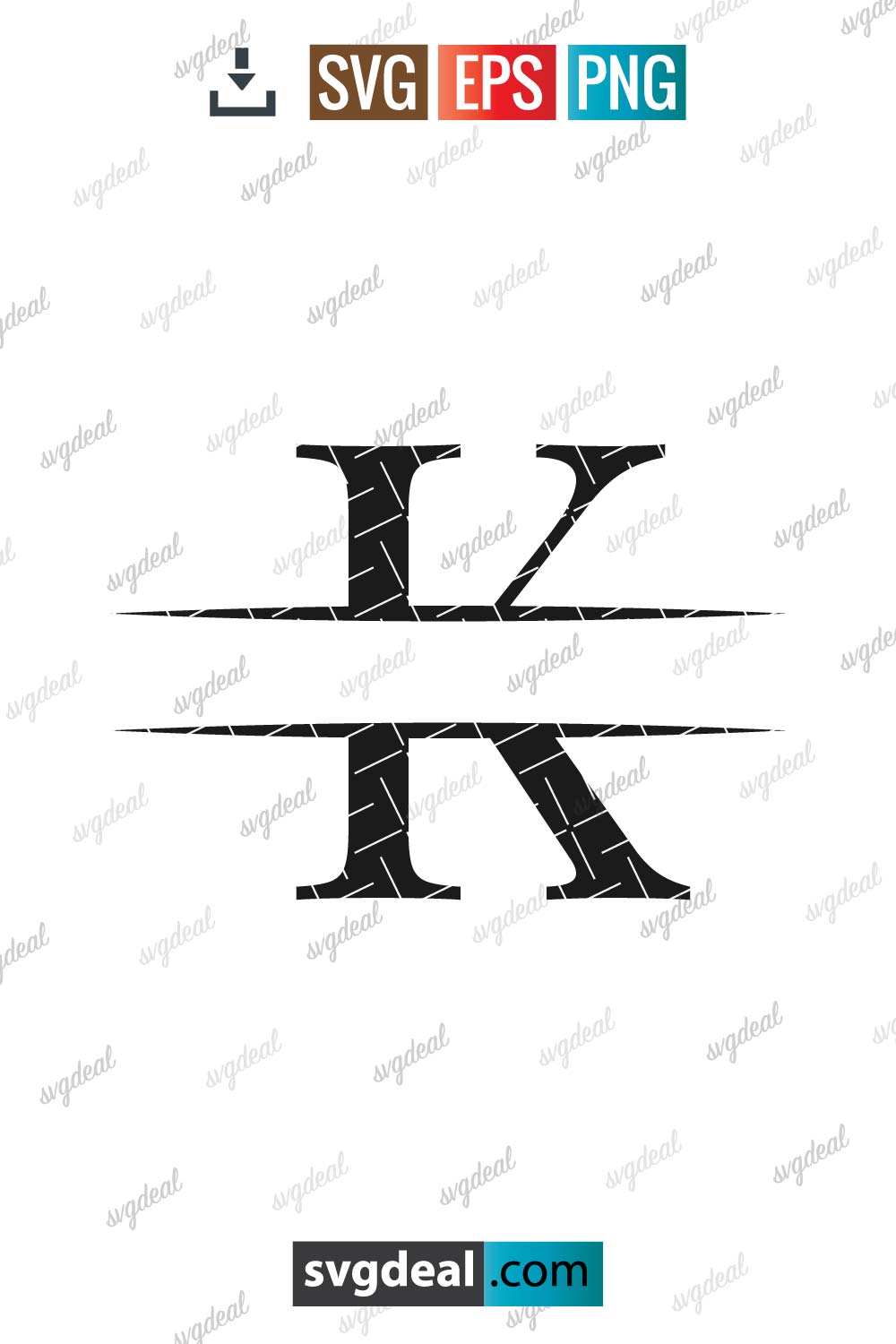 K Monogram Svg - Free SVG Files