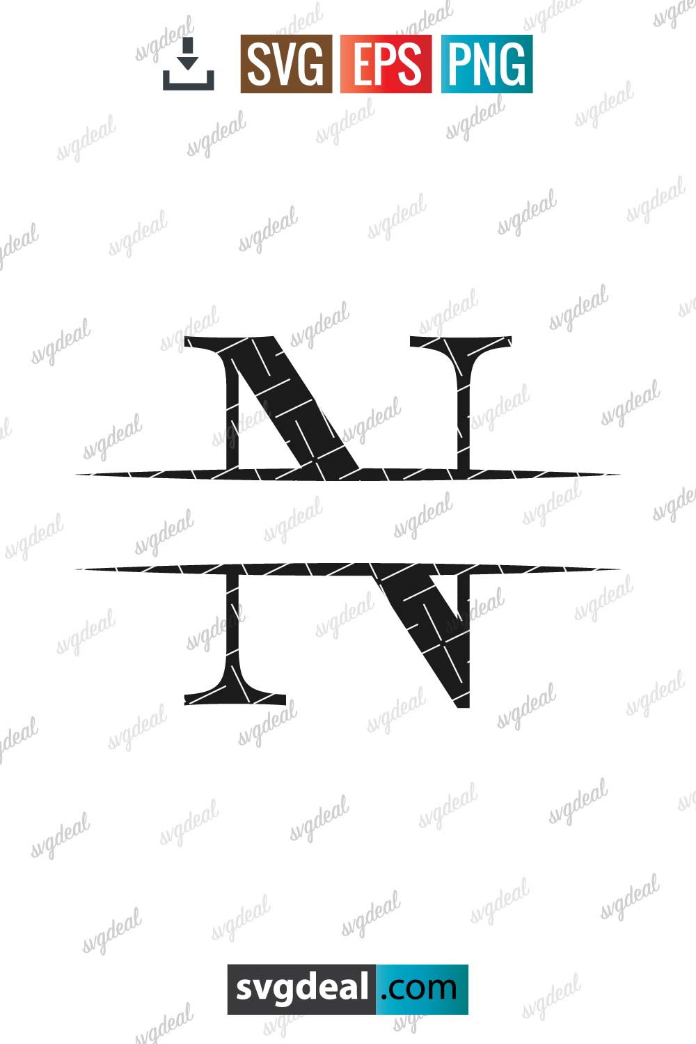 N Monogram Svg - Free SVG Files